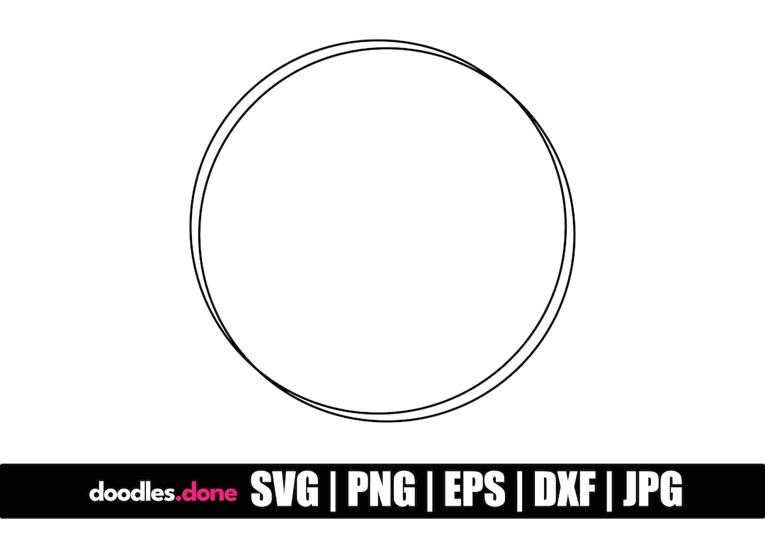 CIRCLE Frame SVG | CIRCLE Monogram Svg | Circle Frames Svg | Circle ...