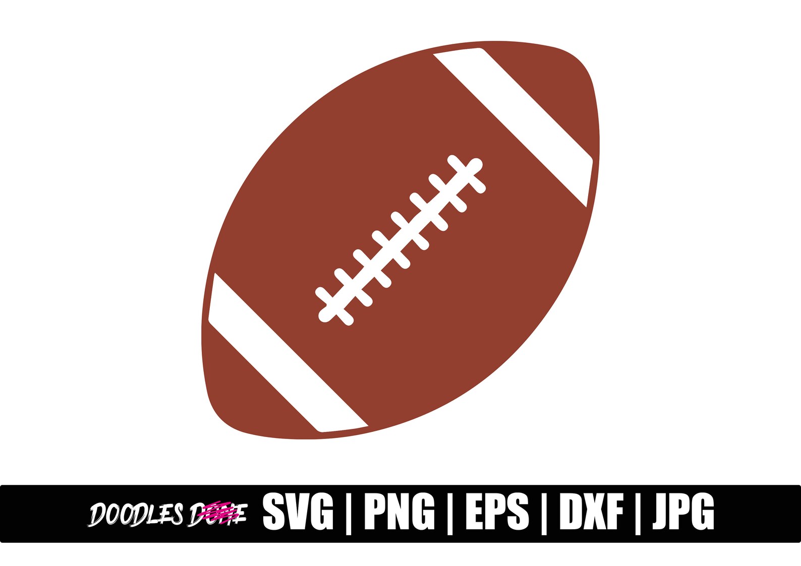 Football SVG, Football Png, Eps, Dxf, Jpg Files, Football Clip Art ...