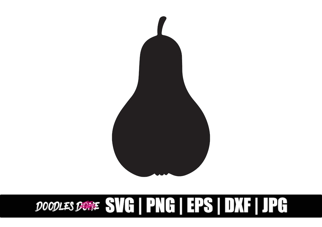 Pear Svg, Png, Eps, Dxf, Jpg Files, Clip Art, Vector, Cricut, Cut File ...