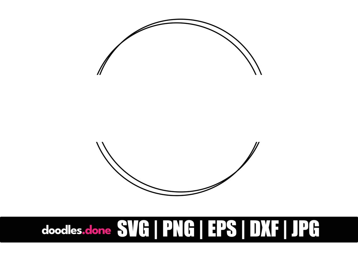 CIRCLE Frame SVG CIRCLE Monogram Svg Circle Frames Svg Circle Border ...