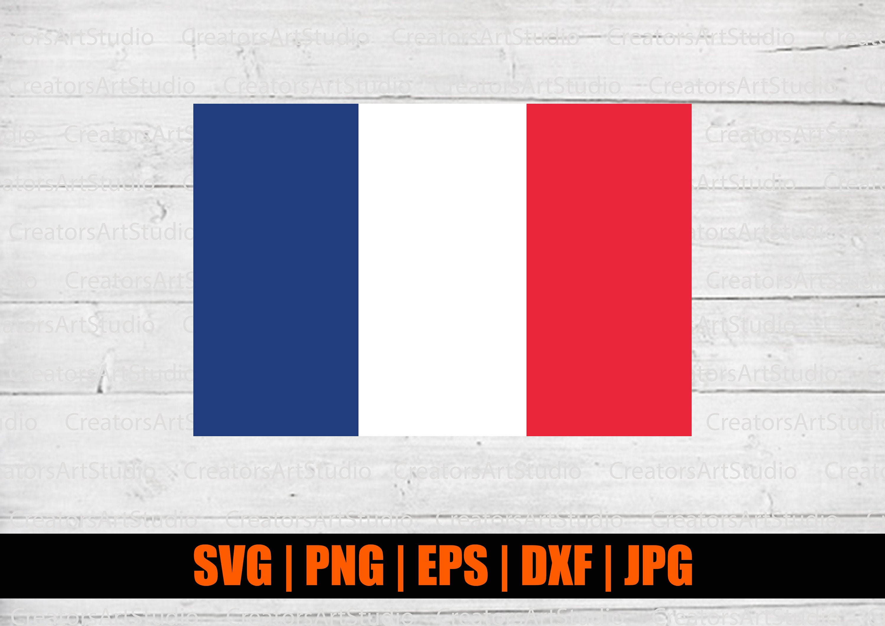 France Flag Svg Png Eps Dxf Jpg Files Instant Download | Etsy