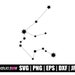 Cancer Zodiac Constellation Svg, Png, Eps, Dxf, Jpg Files, Clip Art ...