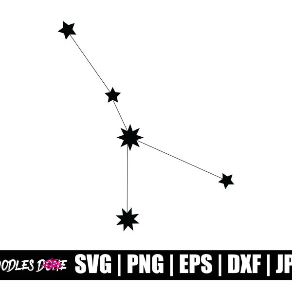 Cancer Constellation Svg - Etsy