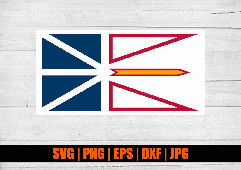 Flag of Newfoundland and Labrador Svg Png Eps Dxf Jpg - Etsy