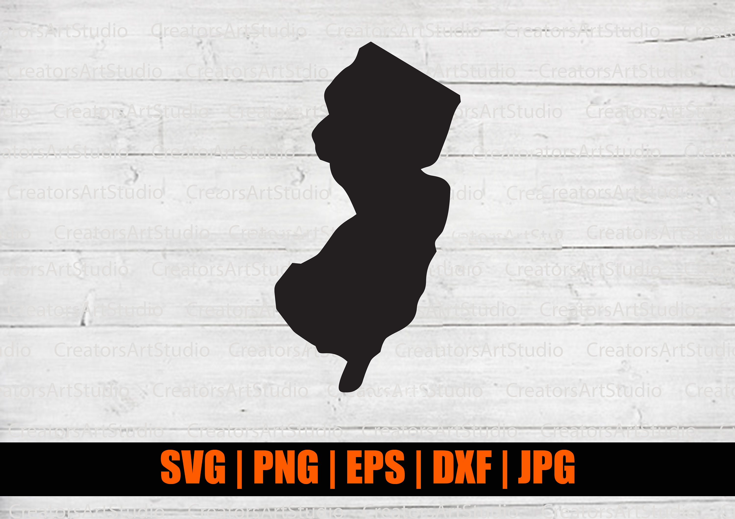 New Jersey State Svg Png Eps Dxf Jpg Files Clip Art - Etsy