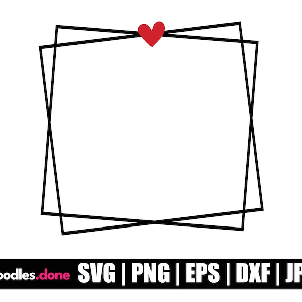 Square Outline Svg - Etsy