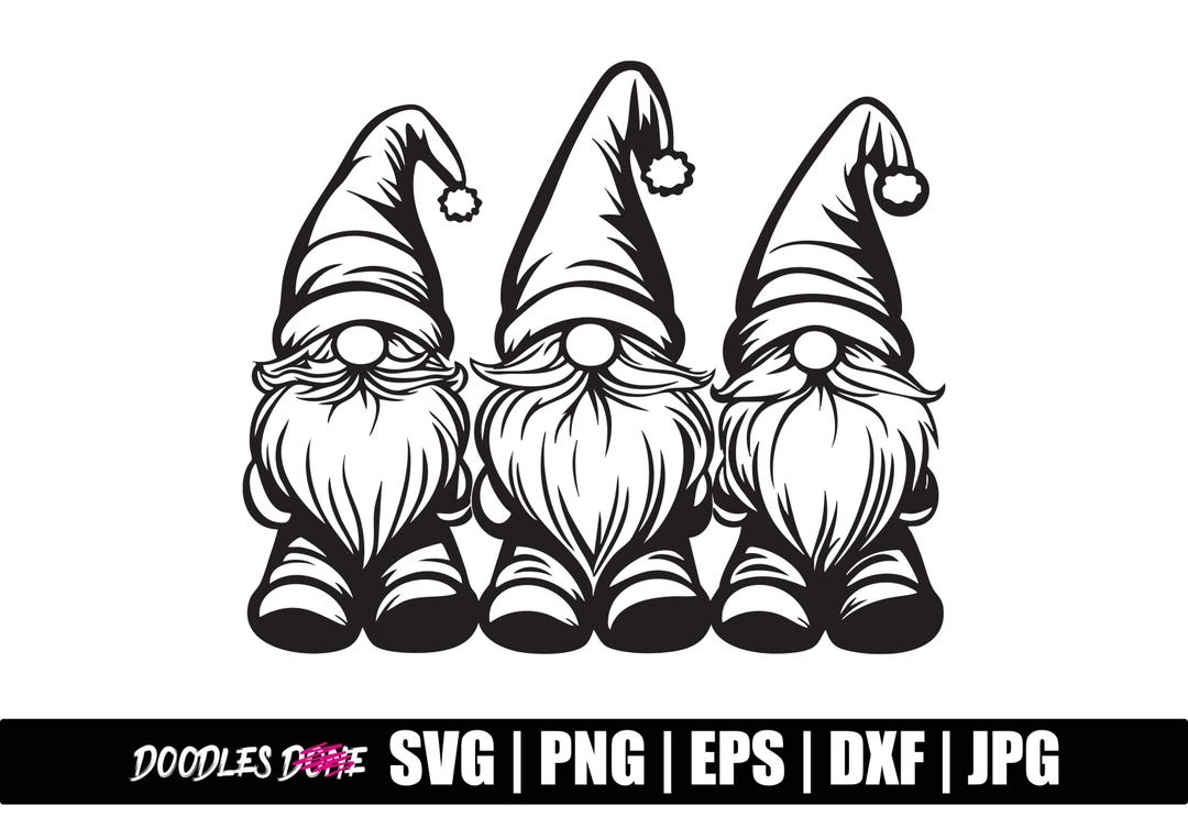 Gnome SVG | Gnome Clip Art | Gnome Vector | Gnome Cricut | Gnome Cut ...