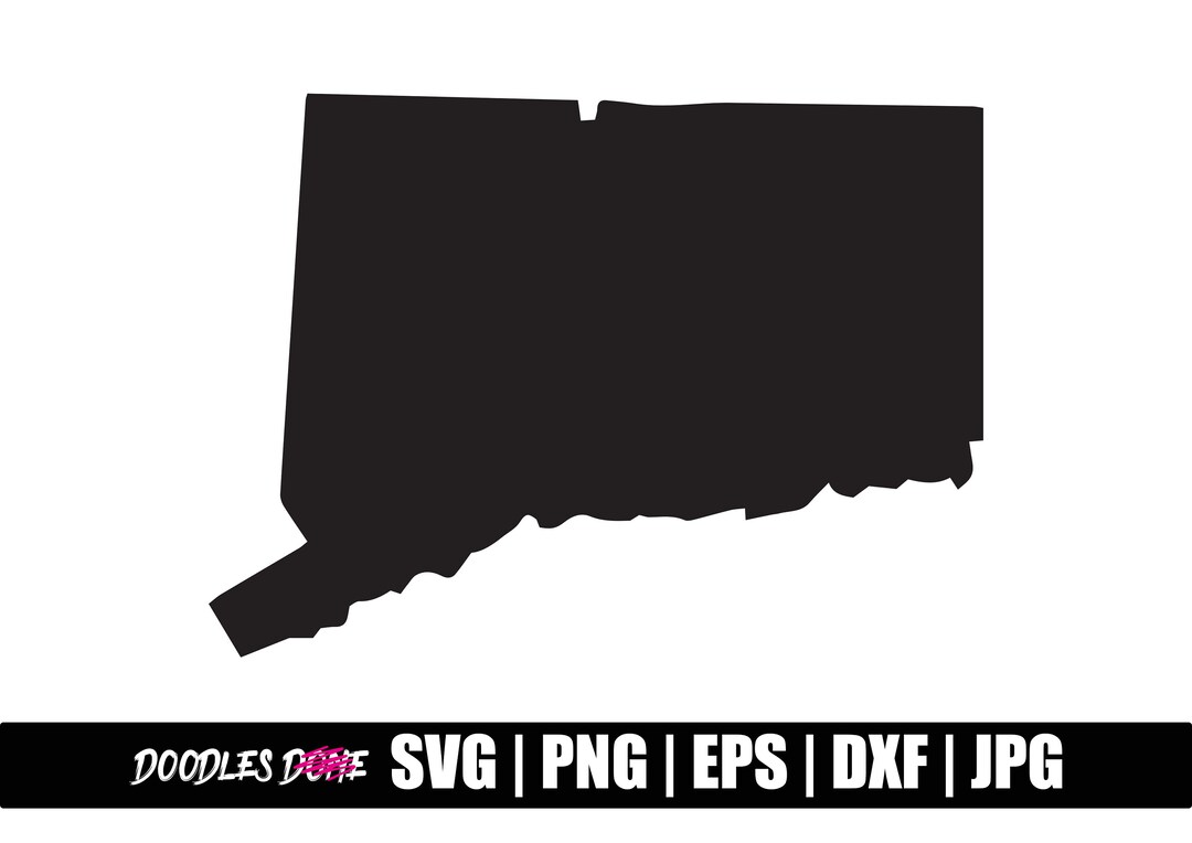 Connecticut State SVG | Connecticut PNG | Connecticut Flag Clip Art ...