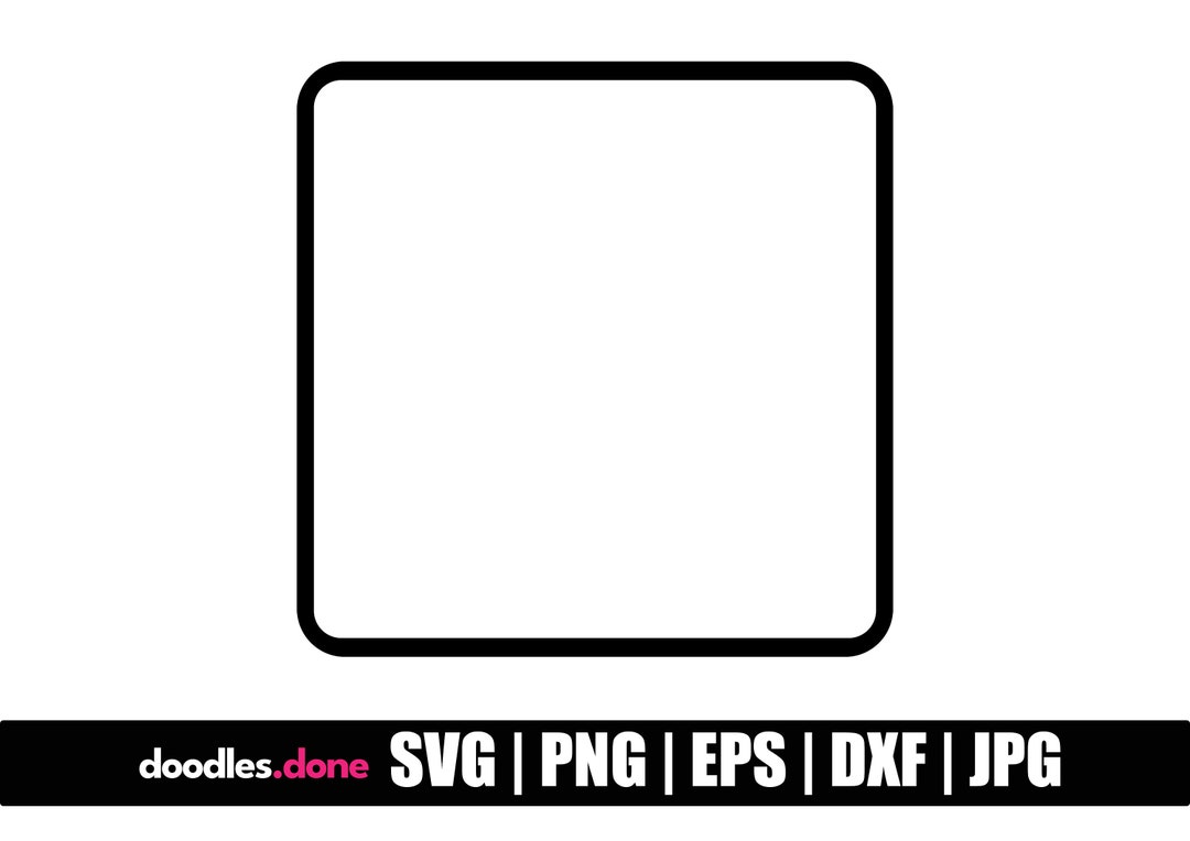 SQUARE Frame SVG | Square Frame Svg | Double Square | Frames Svg ...