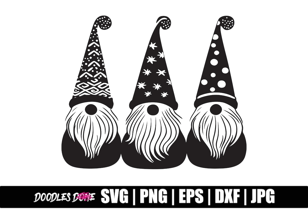 Gnome SVG | Gnome Clip Art | Gnome Vector | Gnome Cricut | Gnome Cut ...