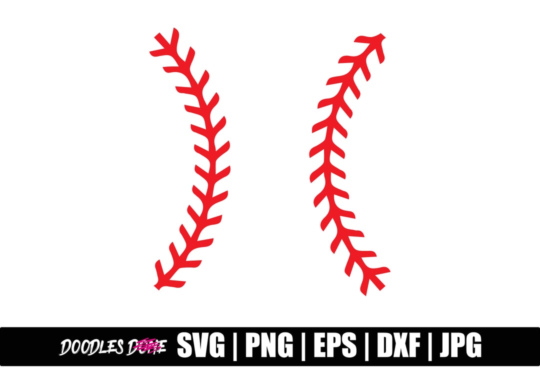 Softball Stitches SVG | Baseball Stitches SVG | Softball Stitches PNG ...