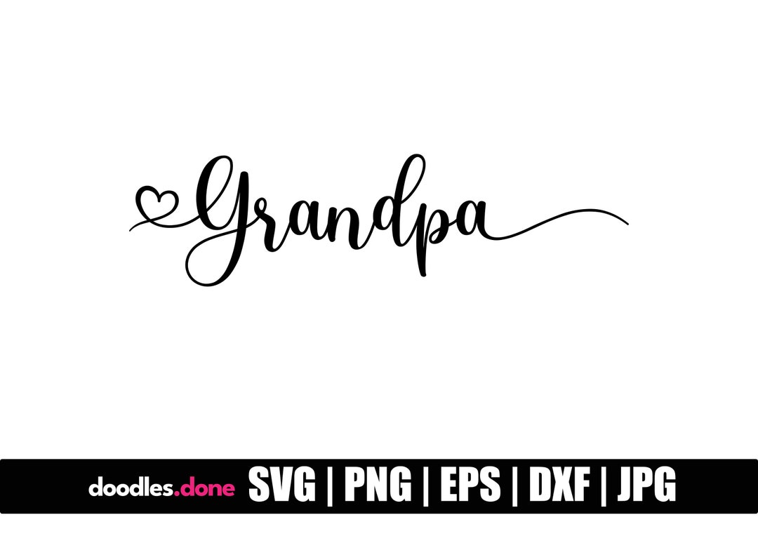 Grandpa SVG Cut File Cricut | Grandpa SVG Silhouette | Grandpa Clip Art ...