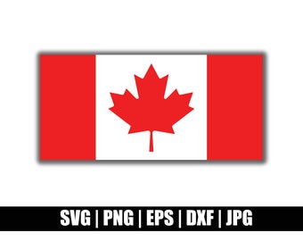 Updated Canada Flag SVG Canada Flag Cut Files Canada - Etsy