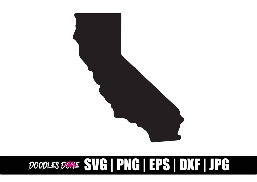 California State SVG | California Clip Art | California Vector ...