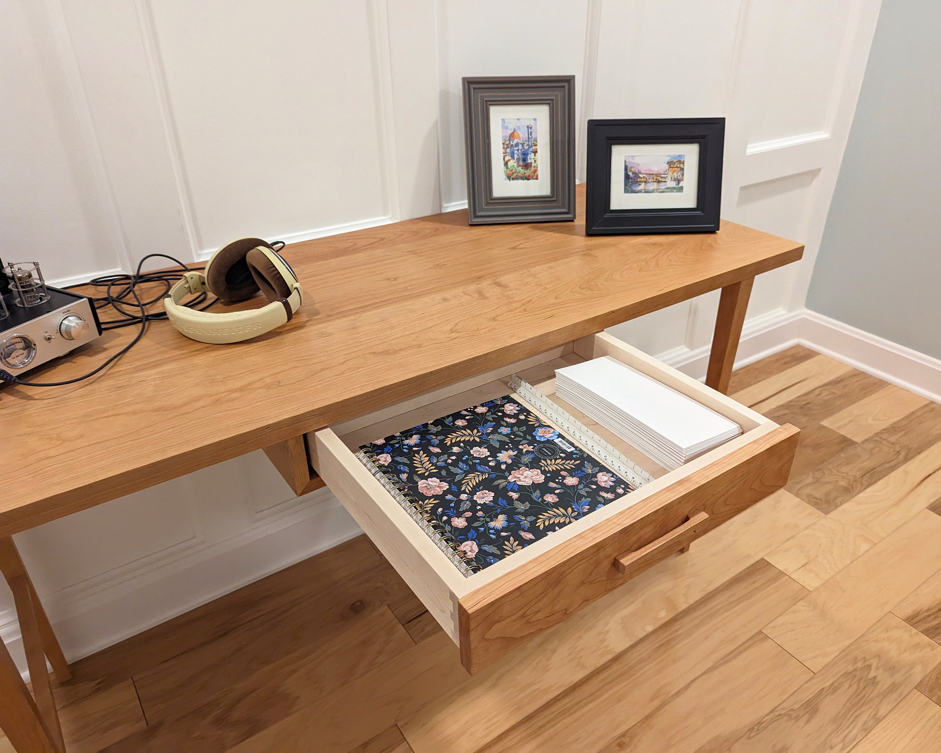 Solid Cherry Desk - Etsy