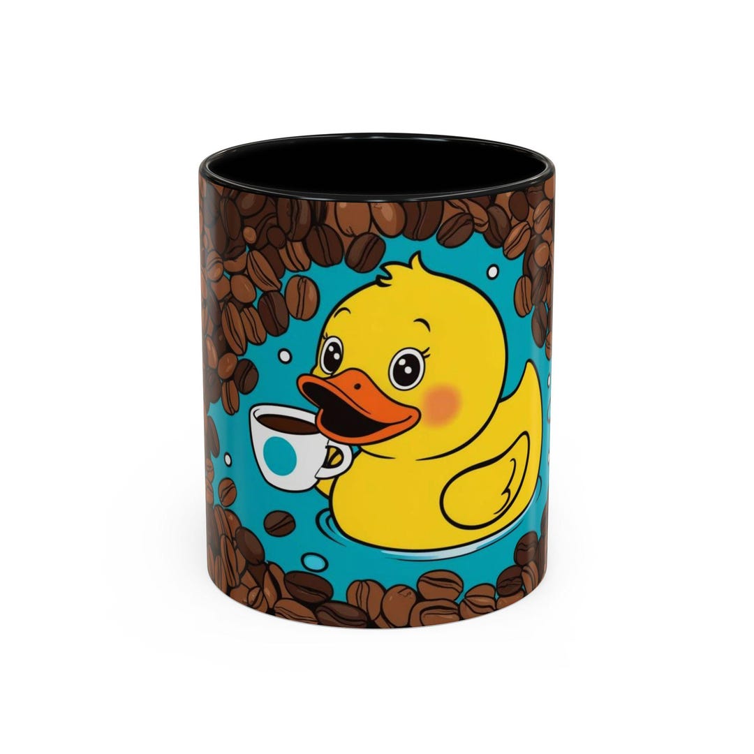 Funny Mug With Rubber Duck in Coffee – Perfect Gift for Duck and Coffee ...