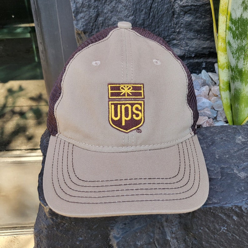 Vintage UPS Logo Unstructured Trucker Cap - Etsy