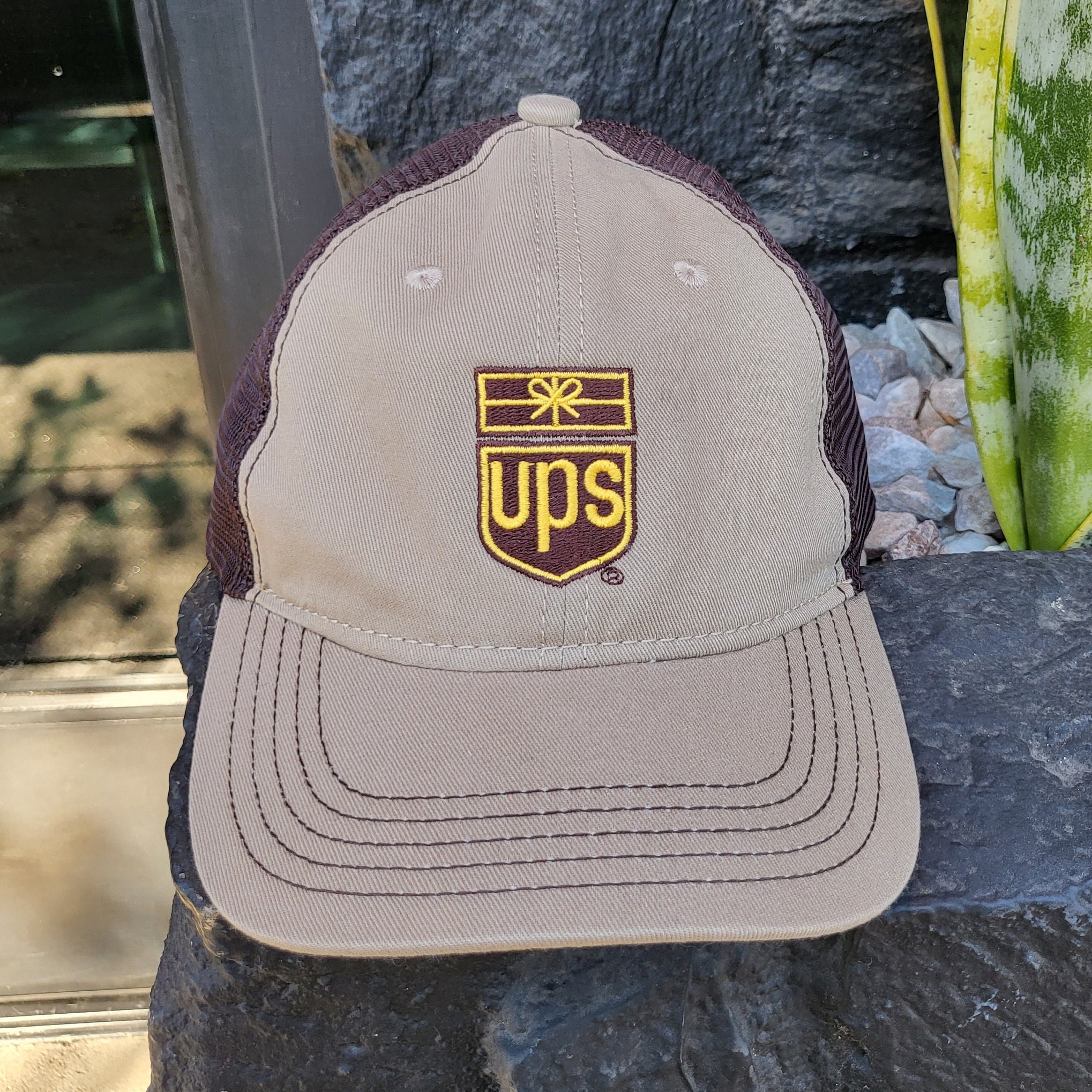 Vintage UPS Logo Unstructured Trucker Cap - Etsy