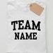 Custom Team Colors Shirt Custom Team T Shirt Custom Team - Etsy