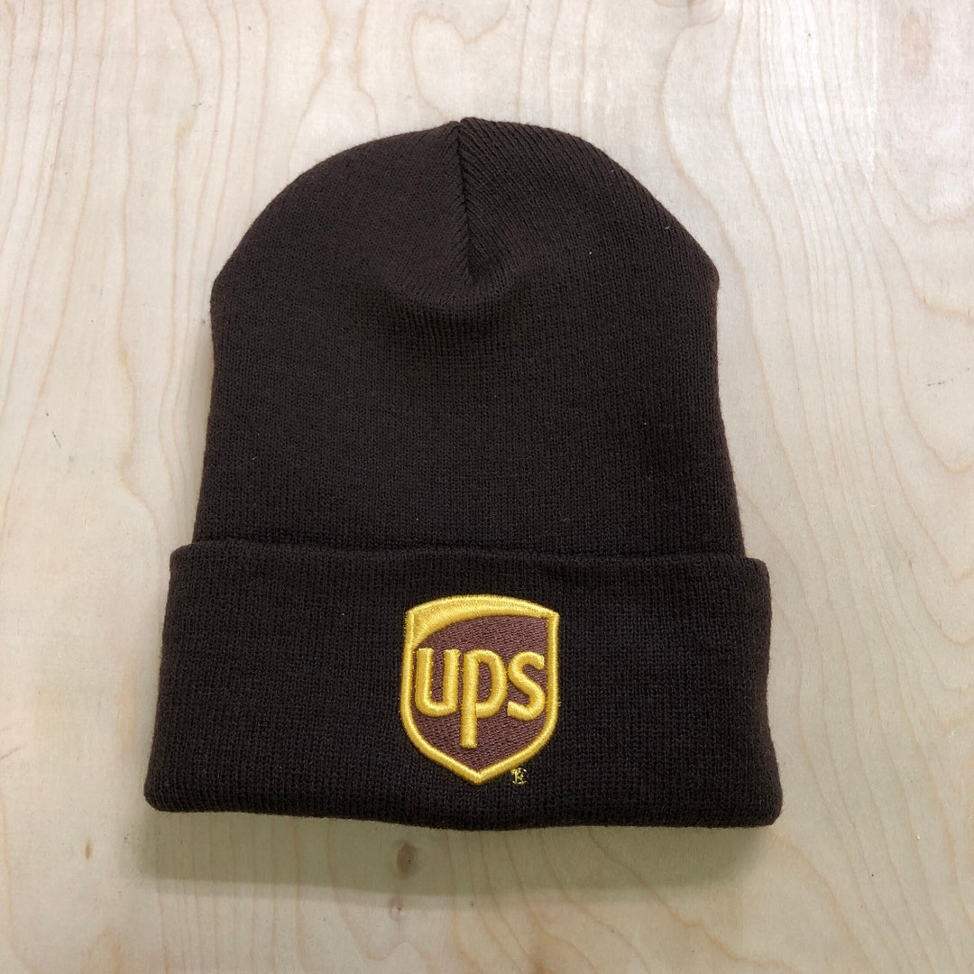 3D UPS Embroidered YUPOONG Beanie / UPS Embroidered Beanie - Etsy