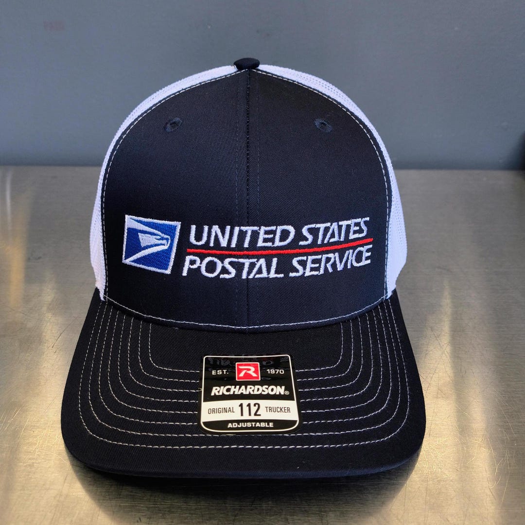 USPS Embroidered Cap - Richardson® 112 Classic Trucker Hat - Etsy