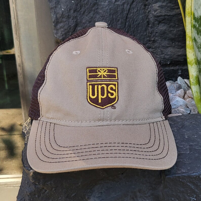 Vintage UPS Logo Unstructured Trucker Cap - Etsy