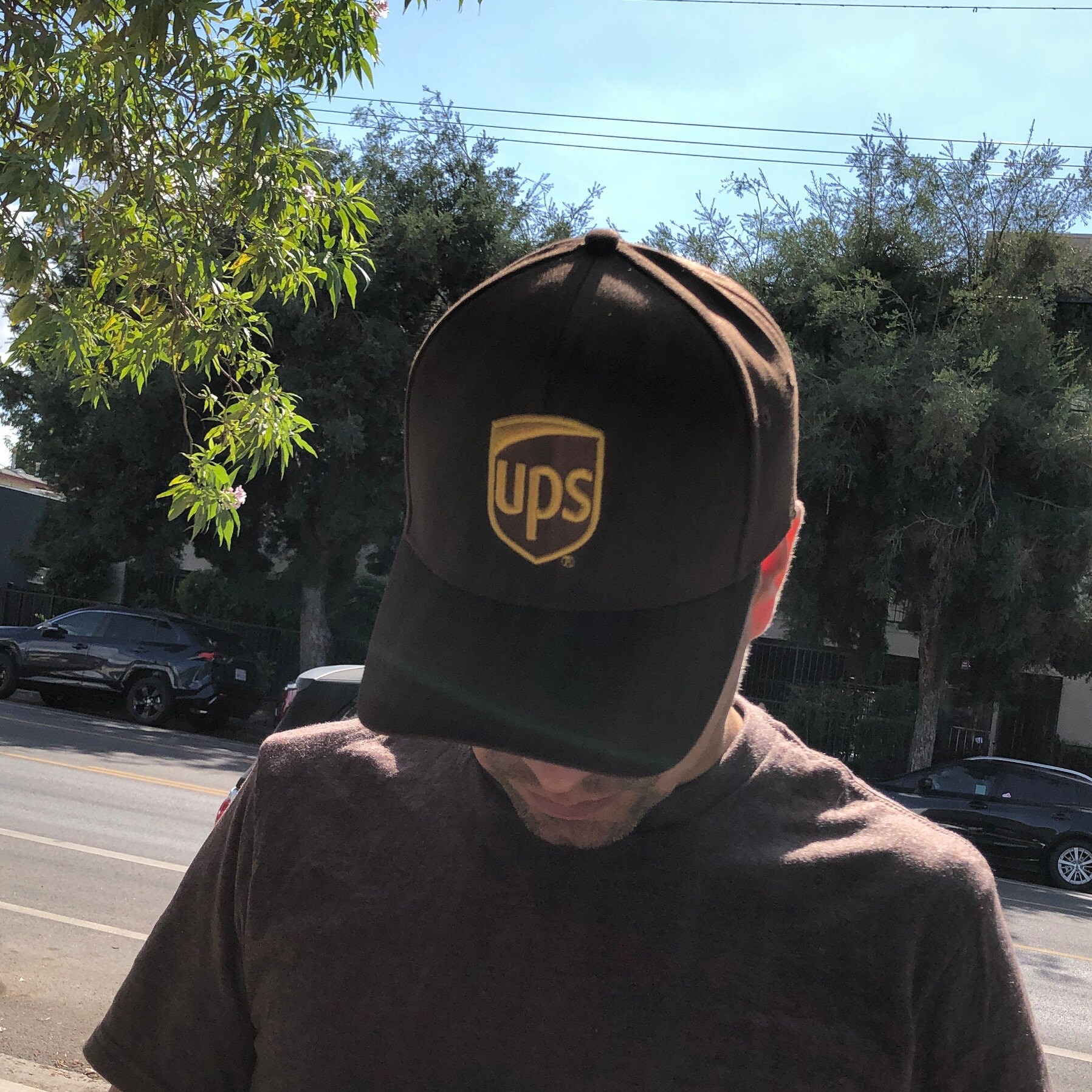 UPS 3D Embroidered Cap / UPS Brown Cap / Embroidered UPS Logo - Etsy