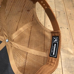 Richardson ® UPS 3D Embroidered 7 Panel Trucker Cap / Caramel Cap - Etsy