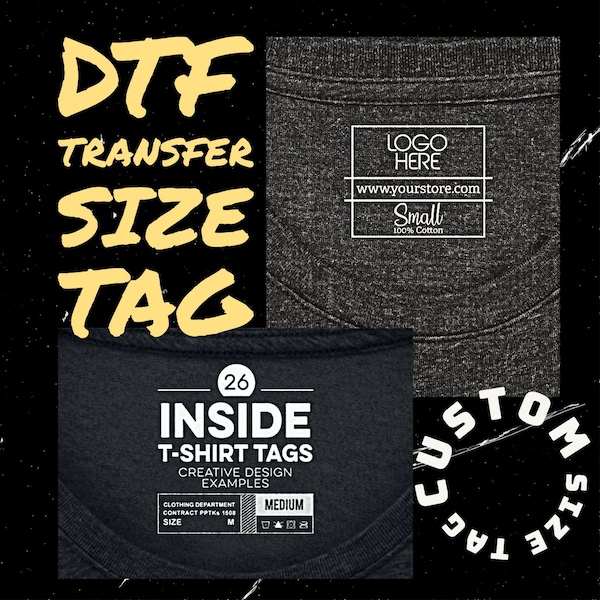Dtf Labels for Clothing - Etsy Dtf Labels for Clothing - Etsy