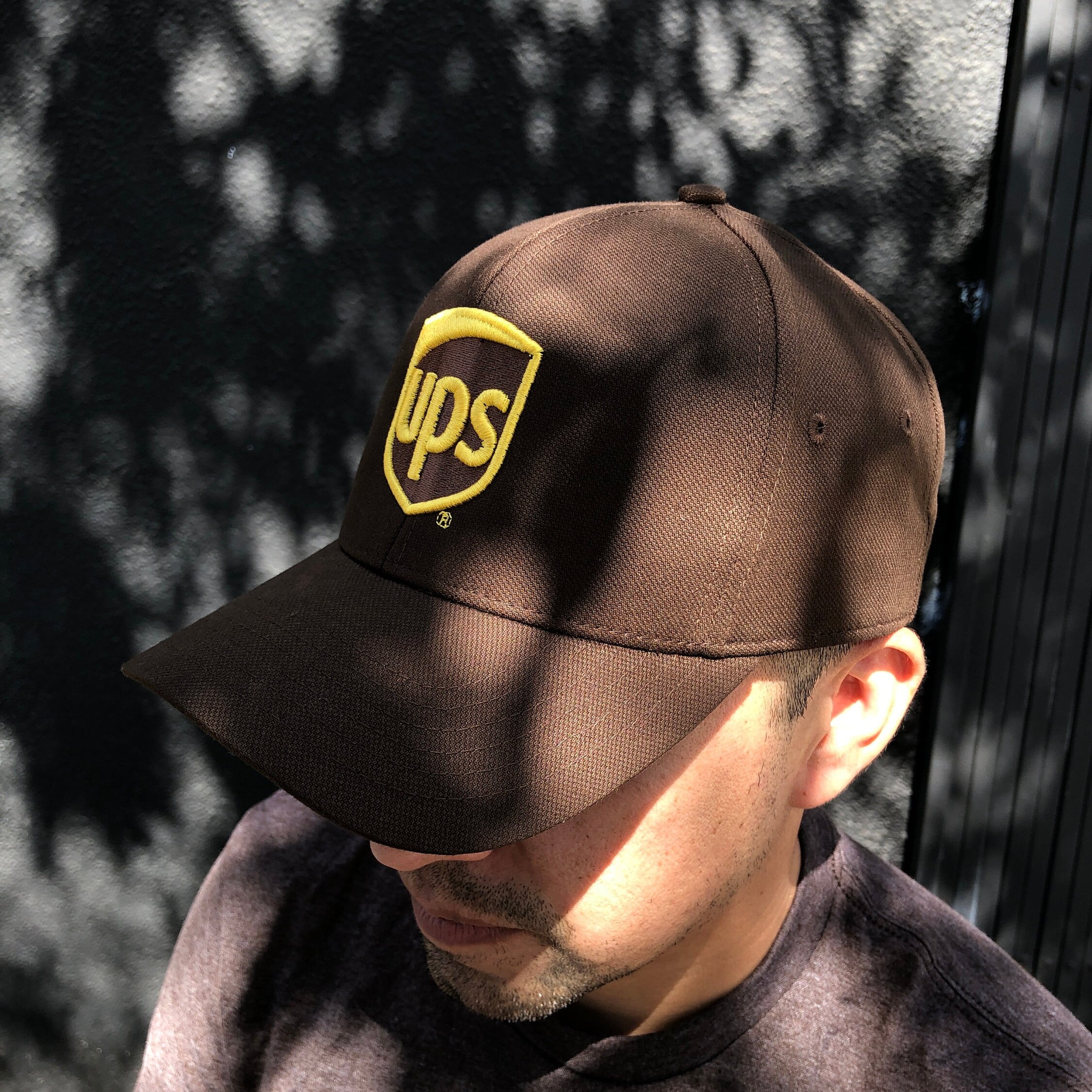 UPS 3D Embroidered Cap / UPS Brown Cap / Embroidered UPS Logo Cap ...