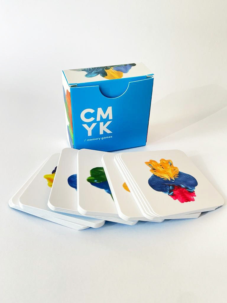 CMYK CARD GAME, Memory Game, Matching Game, Concentration Game. Perfect ...