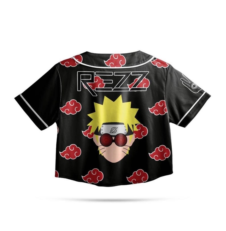 Rezz Crop Jersey (black Sleeves) - Etsy