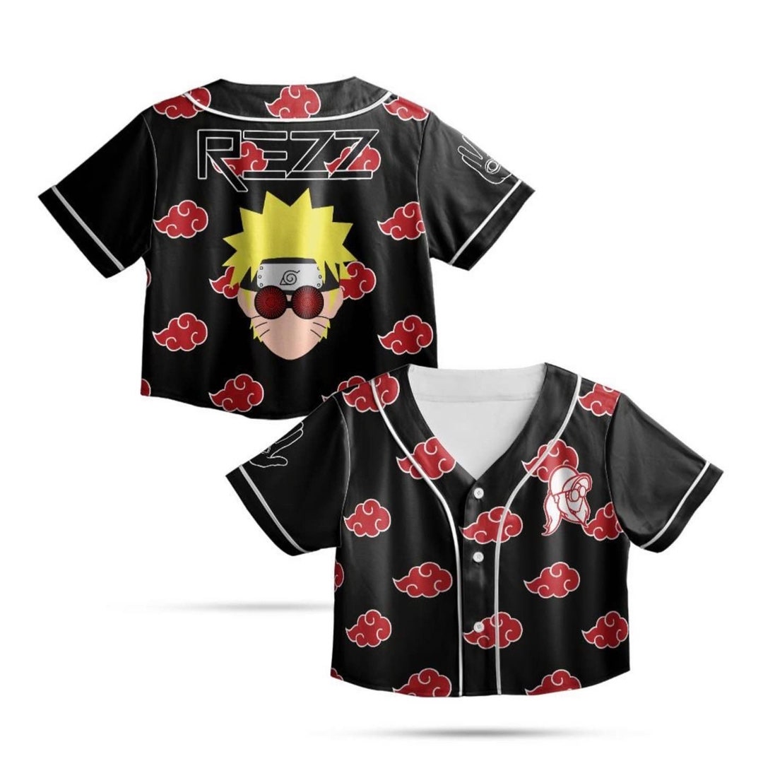 Rezz Crop Jersey (black Sleeves) - Etsy