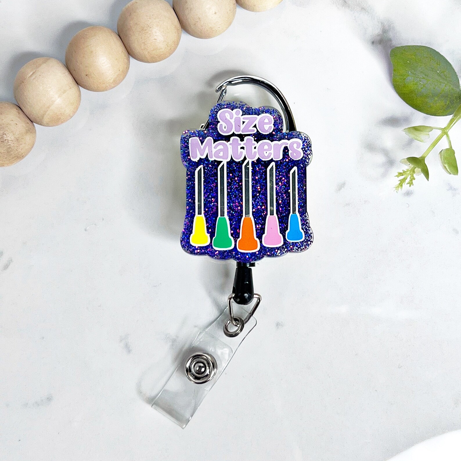 Size Matters Badge Reel Nurse Badge Reel Health Care Badge - Etsy
