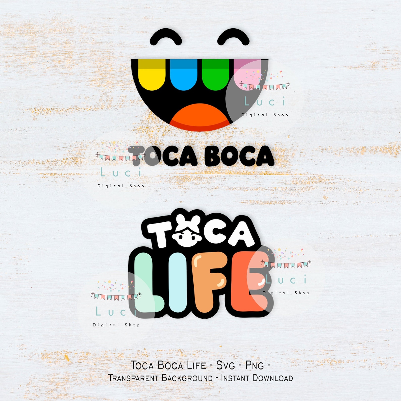 SVG PNG Logo Toca Life WorldGirl Toca Life PNGToca Boca Life | Etsy