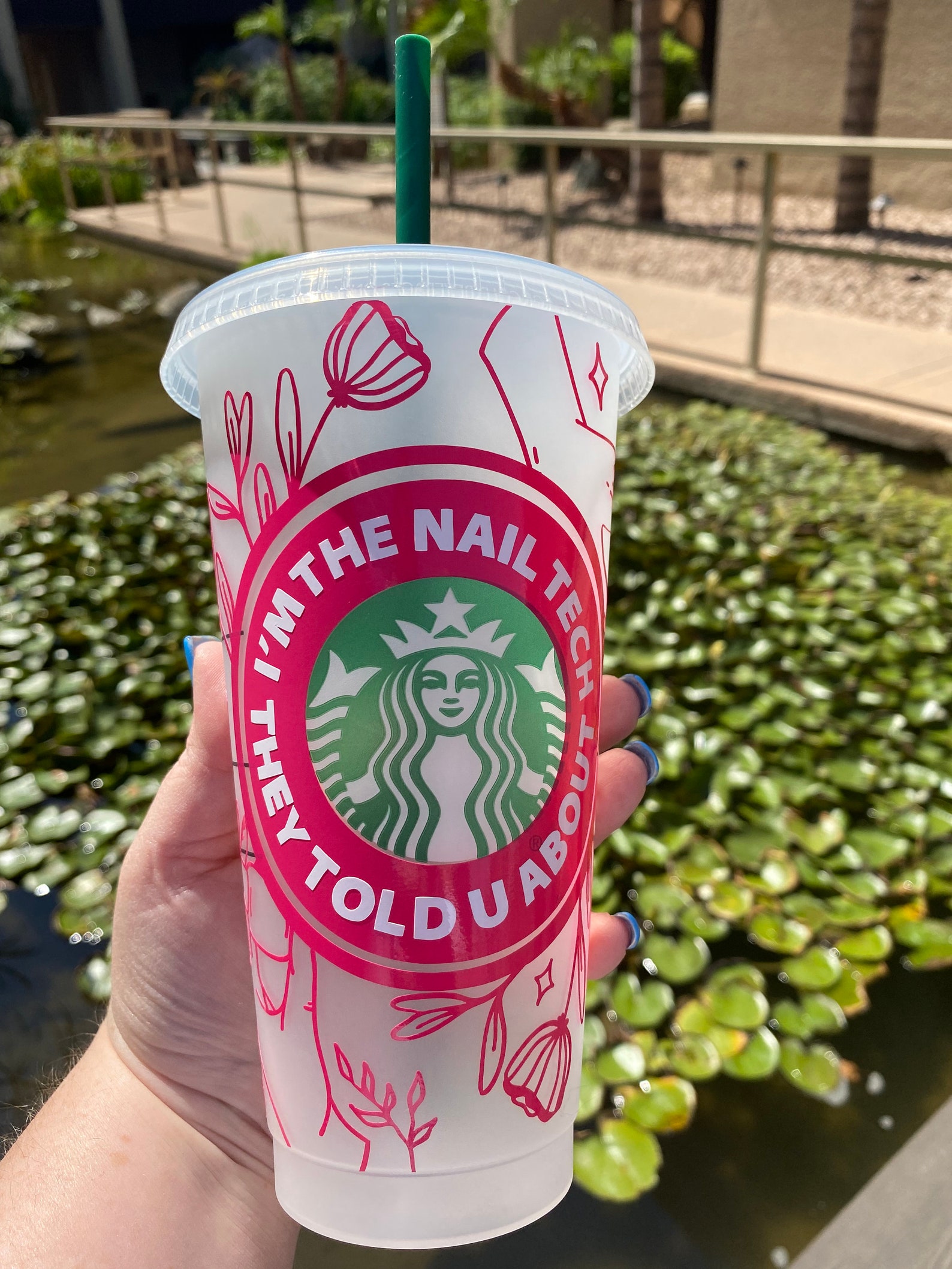 Nail Tech Starbucks Cup. Nail Appreciation Gift. Nail Tech - Etsy