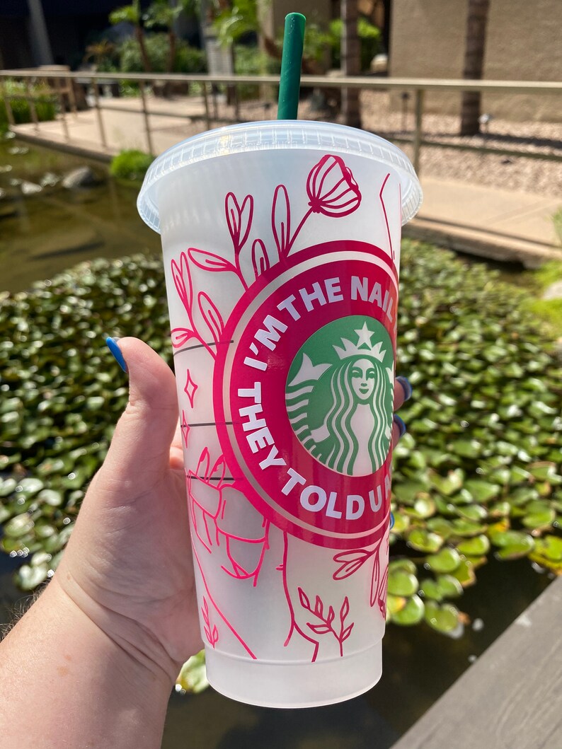 Nail Tech Starbucks Cup. Nail Appreciation Gift. Nail Tech - Etsy