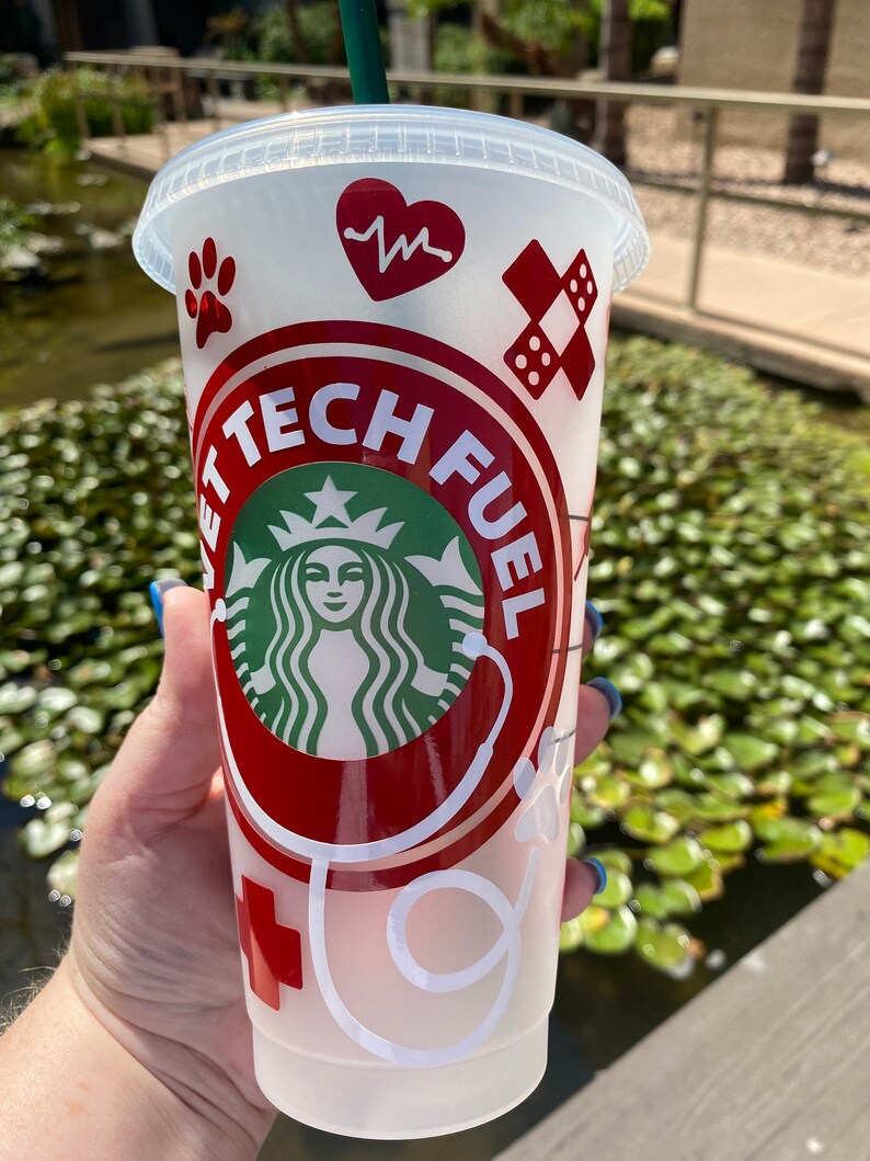 Vet Tech Starbucks Cup. Vet Gift. Vet Tech Week Gift. Vet | Etsy