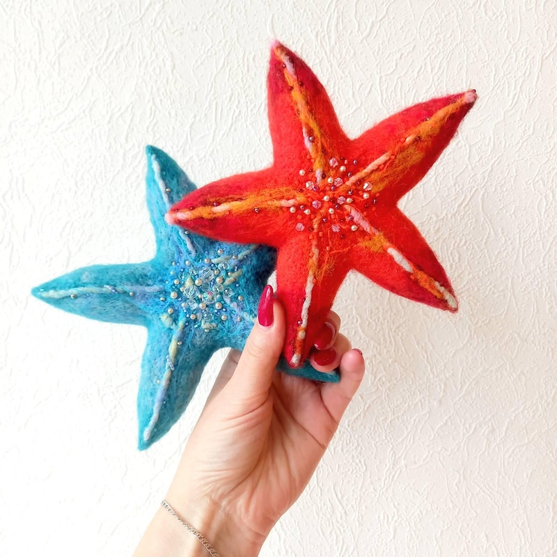 Felt Starfish - Etsy