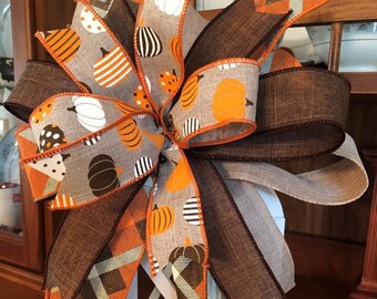 Fall Mailbox Bow | Etsy