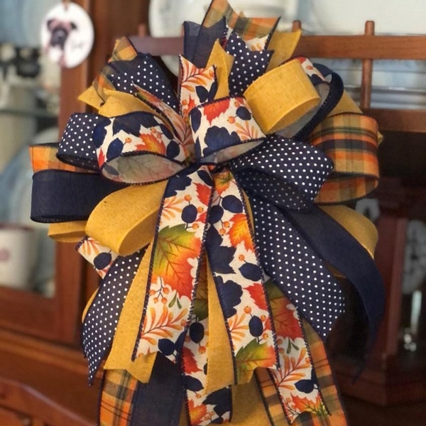 Fall Wreath Bow - Etsy