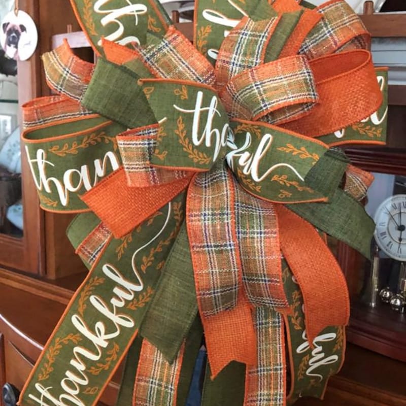 Thanksgiving Bows - Etsy