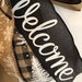 Welcome Wreath Bow Welcome Lantern Bow Black Buffalo Plaid - Etsy