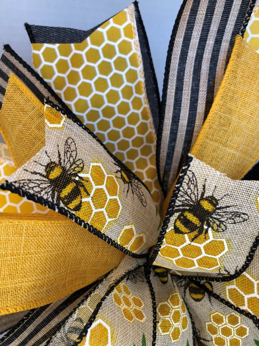 Bee Theme Bow, Lantern or Wreath - Etsy