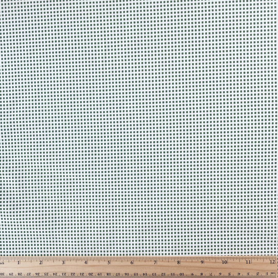 Green Checkerboard Linen Fabric by the Half Yard - Etsy