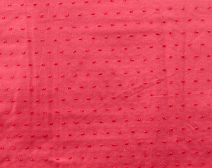 Red Swiss Dot Fabric Fabric by the Half Yard - Etsy