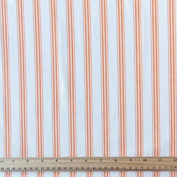 Orange Stripe Fabric - Etsy