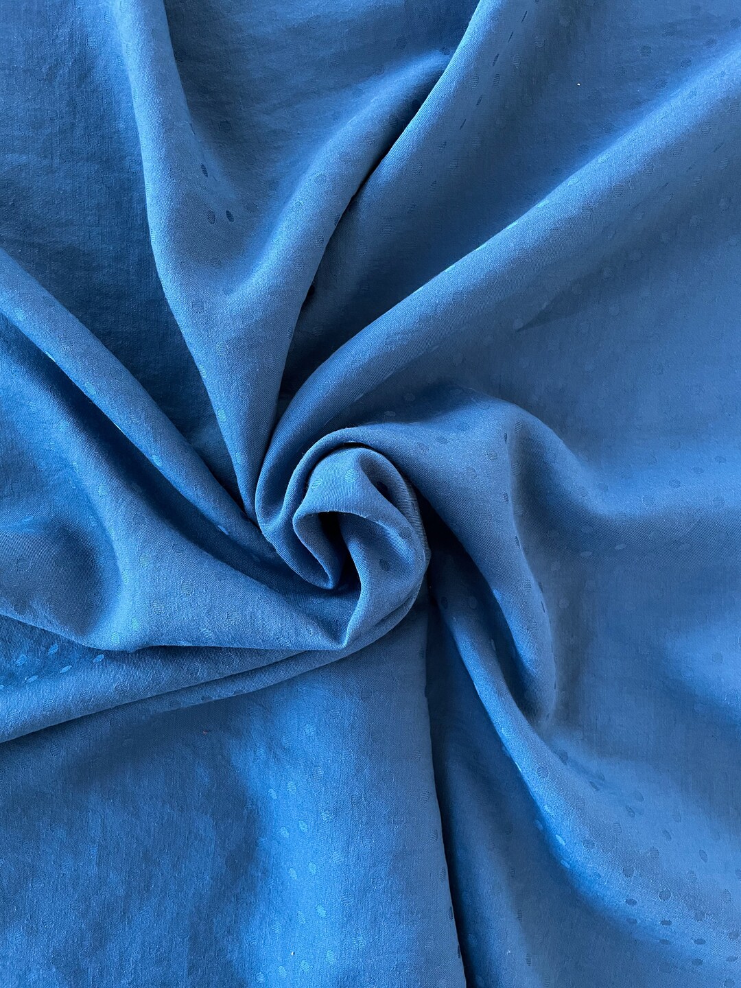 Blue Dot Fabric by the Half Yard - Etsy