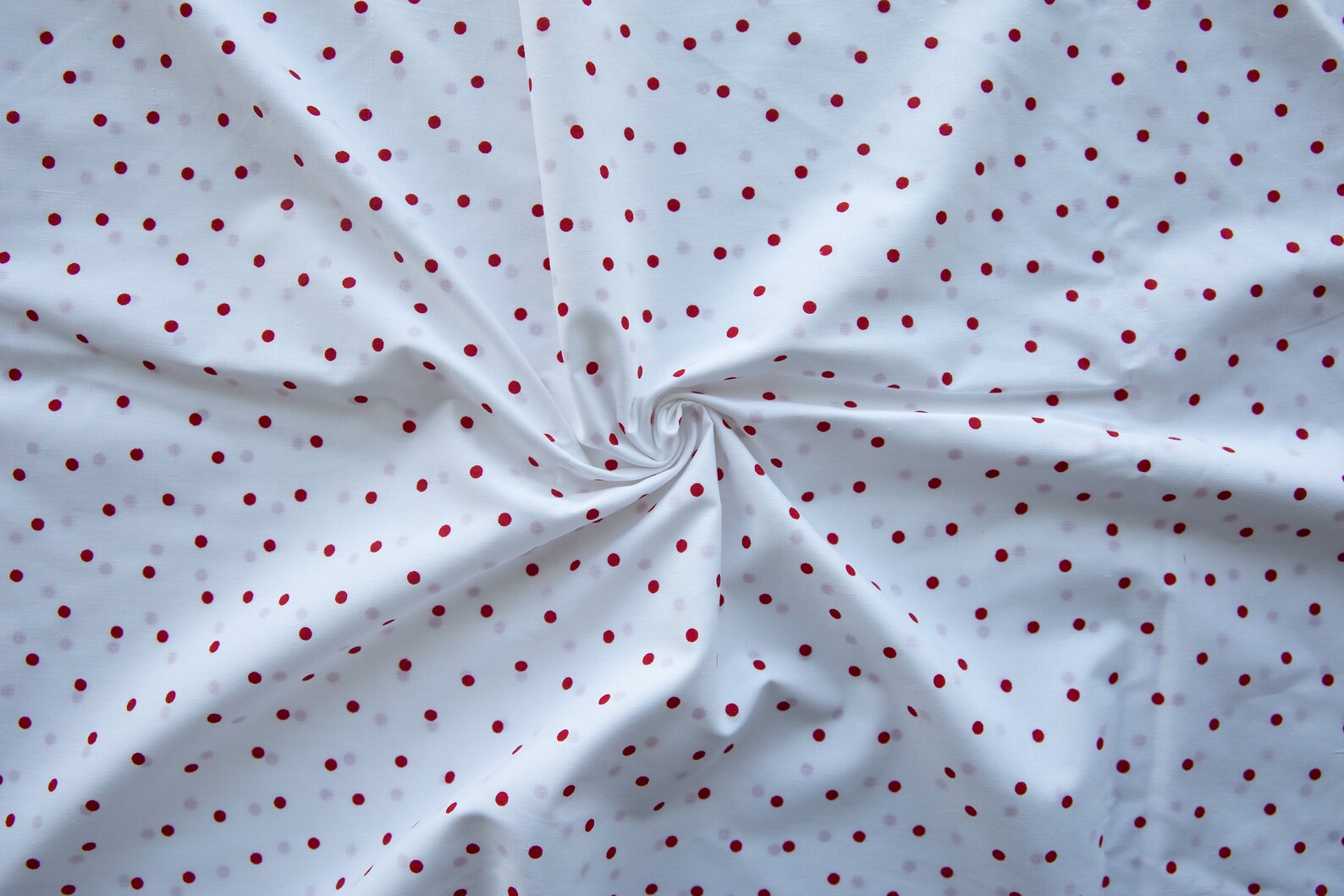Red Scattered Polka Dot Fabric Fabric by the Half Yard - Etsy