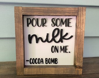 Milk Bar Sign - Etsy